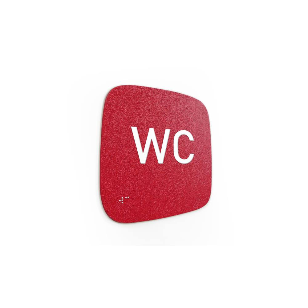 Plaque signalisation Touchy® Square WC- Direct Signalétique