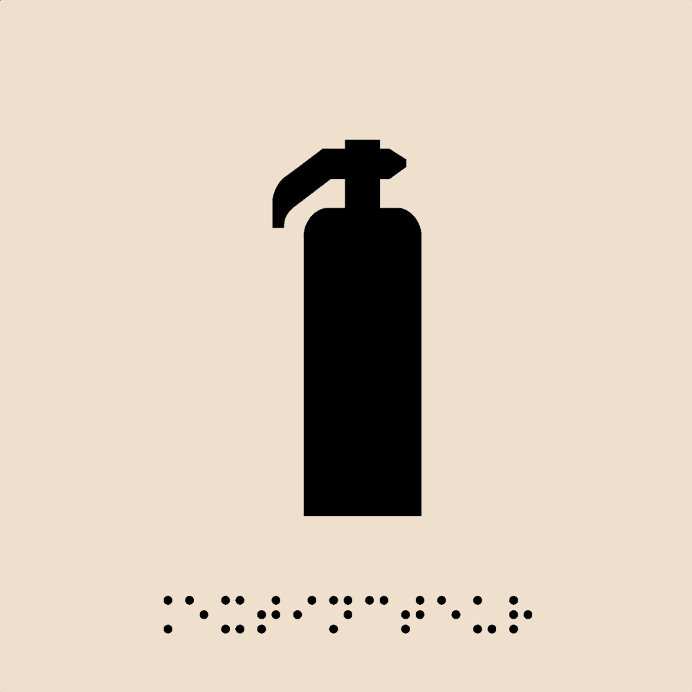 Picto de porte relief, Extincteur - Direct Signalétique